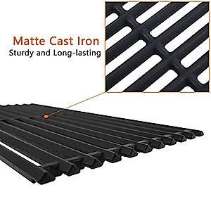 BQMAX 18 7/16" Grill Parts for Charbroil Tru-Infrared 466242014 463273614 463241014 463246909 463241013 463243911 Stamped Stainless Steel Emitter and Cooking Grid