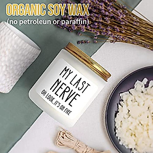 Scented Candles Gifts for Women, Funny Birthday Christmas Valentines Day Gifts for Her, Mom, BFF, Best Friends, Girlfriend, Sister(Lavender)