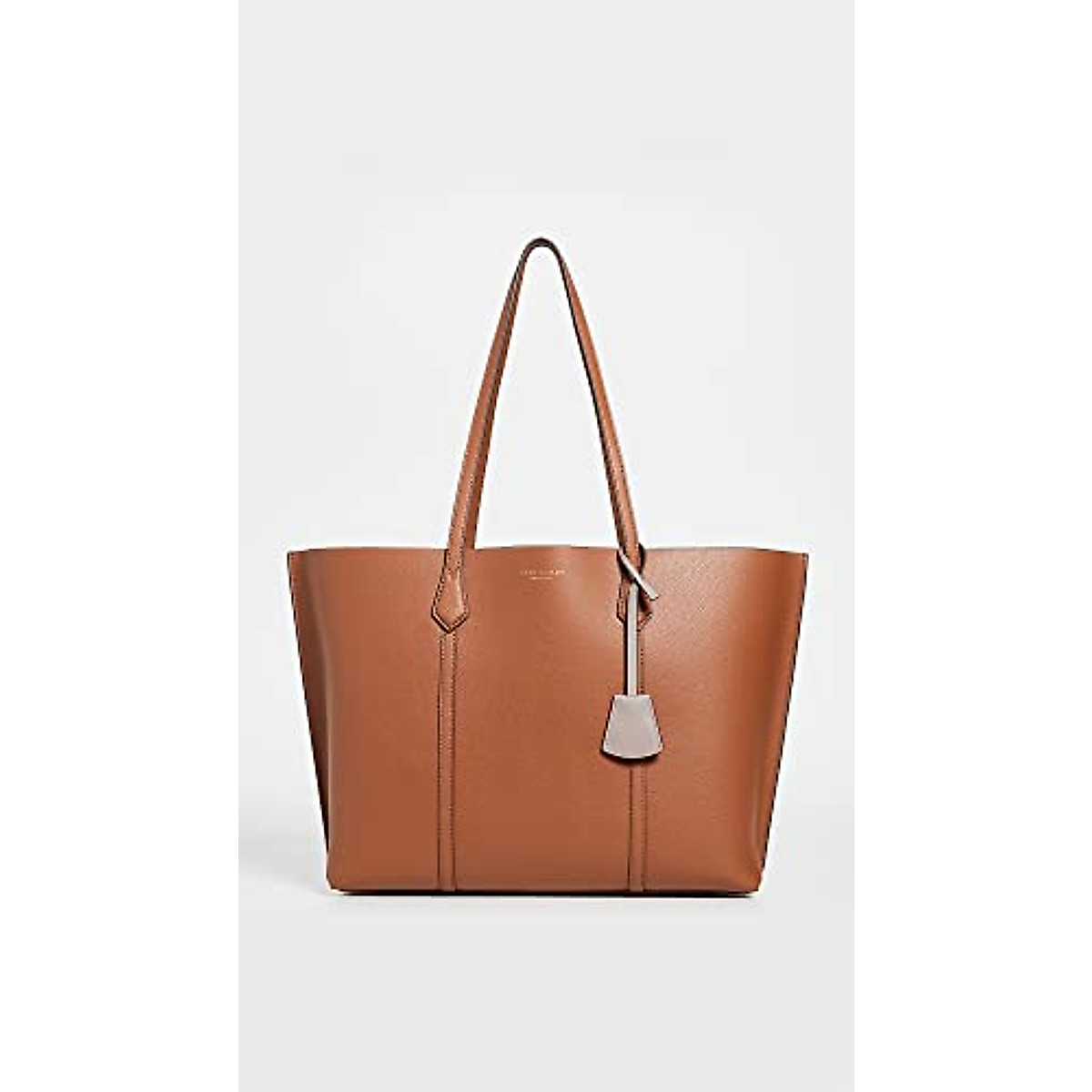 Tory Burch Women's Perry Triple Compartment Tote, Light Umber, Brown, One Size