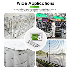 China-top Silver SC7 15 Gauge 3/4'' Crown C Ring Staples C-Rings Hog Rings