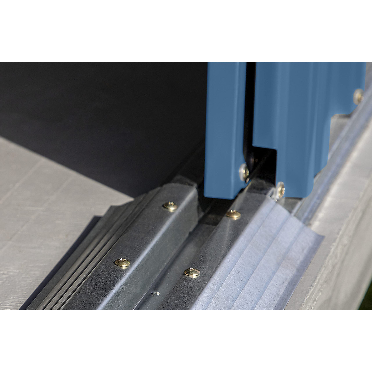 Arrow Sheds 10' x 7' Outdoor Steel Storage Shed, Blue