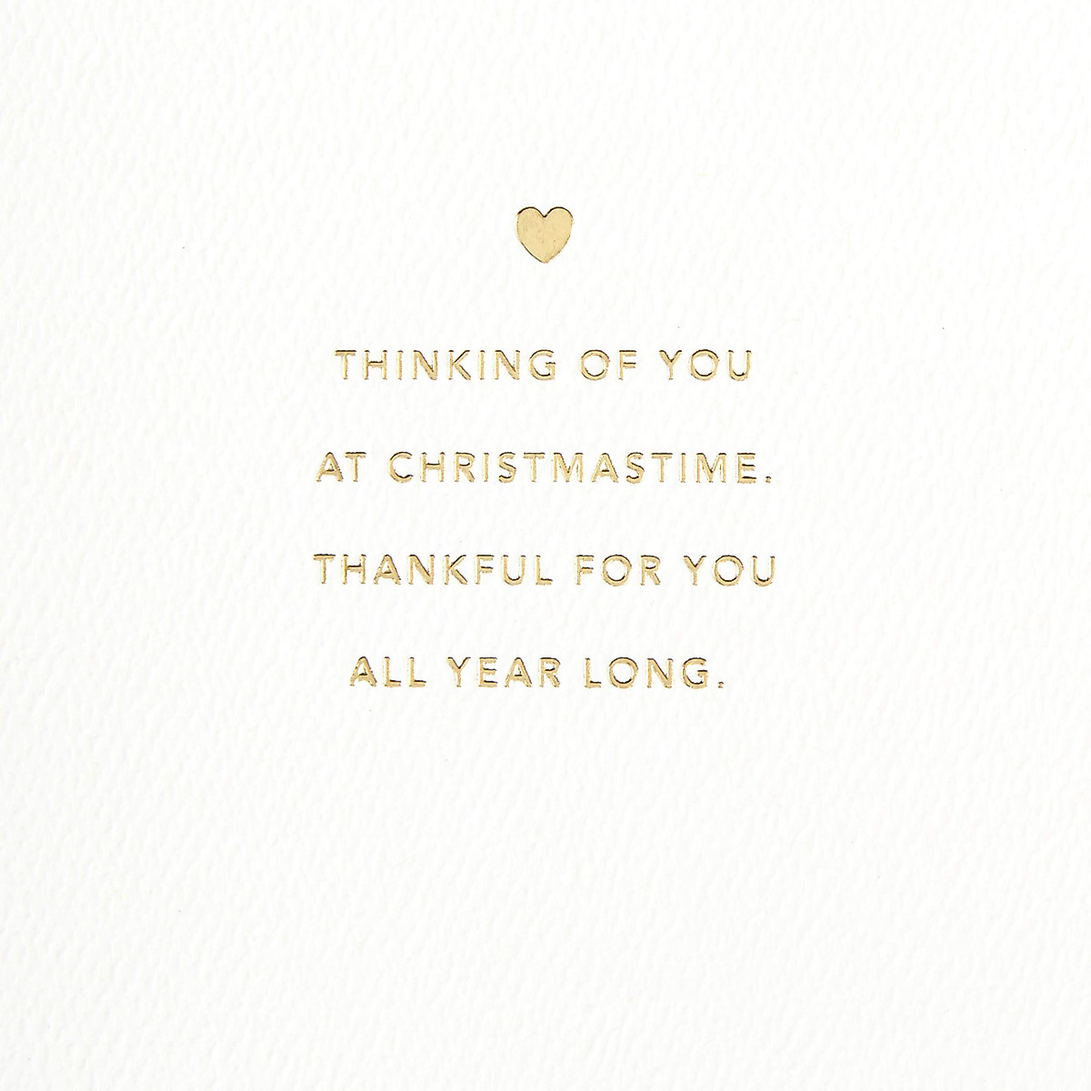 Hallmark Signature Christmas Card (Thankful All Year Long)