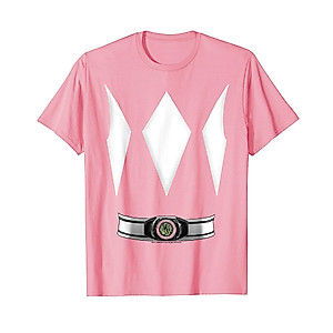 Power Rangers Halloween Pink Ranger Costume T-Shirt