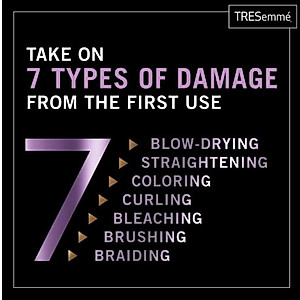 TRESemme Shampoo and Conditioner Set, Repair & Protect 7 with Biotin, Visibly Repairs 7 Types of Styling Damage and Strengthens Hair, 22 Fl Oz each