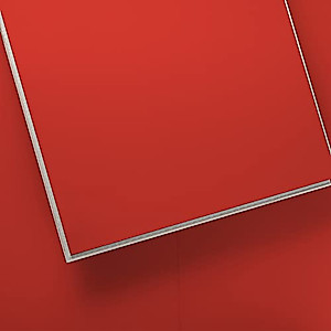 Lucida Surfaces Luxury Vinyl Flooring Tiles | Interlocking Flooring for DIY Installation | Solid Color-Look Planks | Pomegranate | MonoCore | 13 Sq. Feet