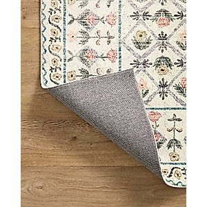 Rifle Paper Co. x Loloi Eden Collection EDE-03 Ivory 2'-6" x 11'-6" Runner Rug