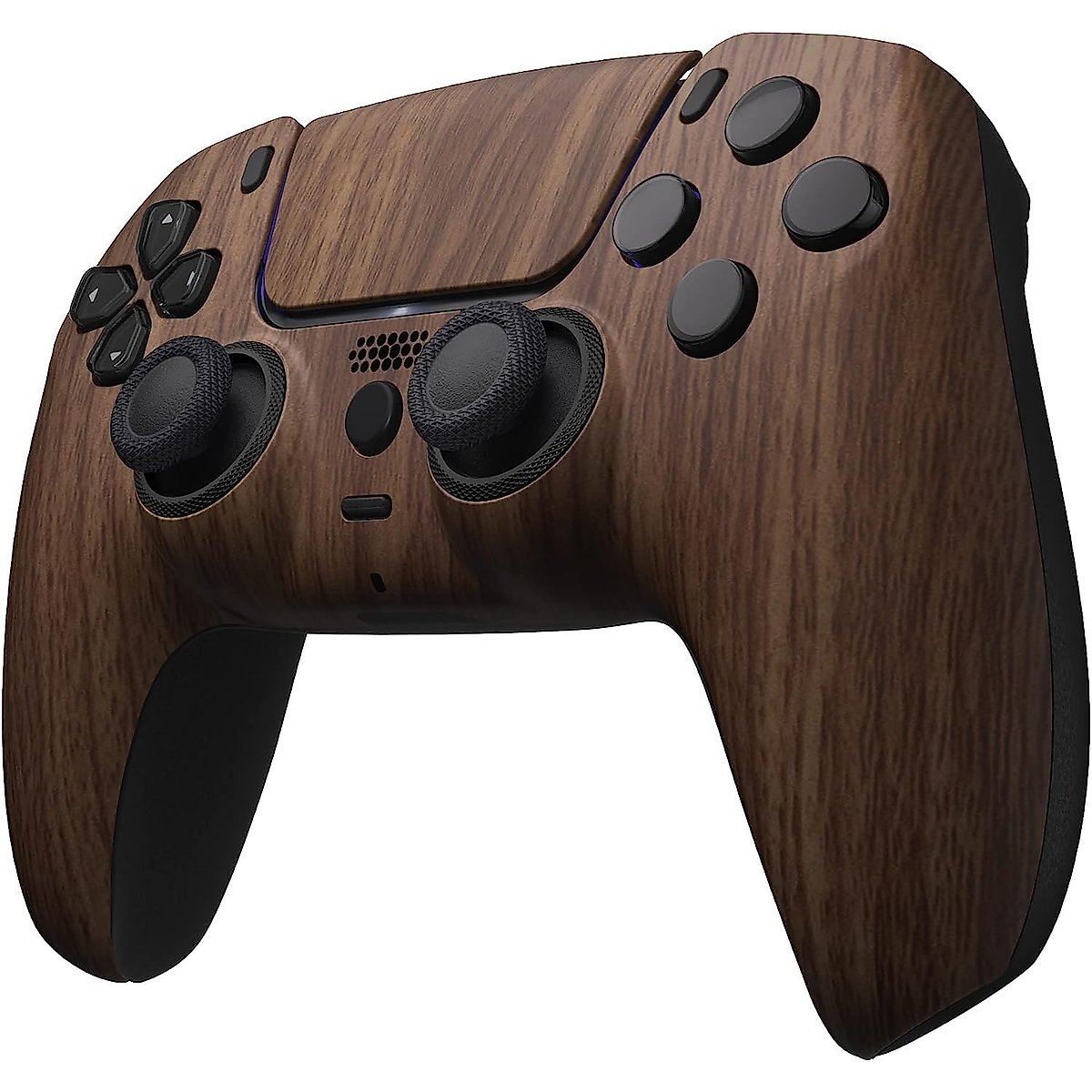 Custom Controllerzz Wireless Controller Compatible with PS5 - Multiple Designs Available (PS5 Wood)