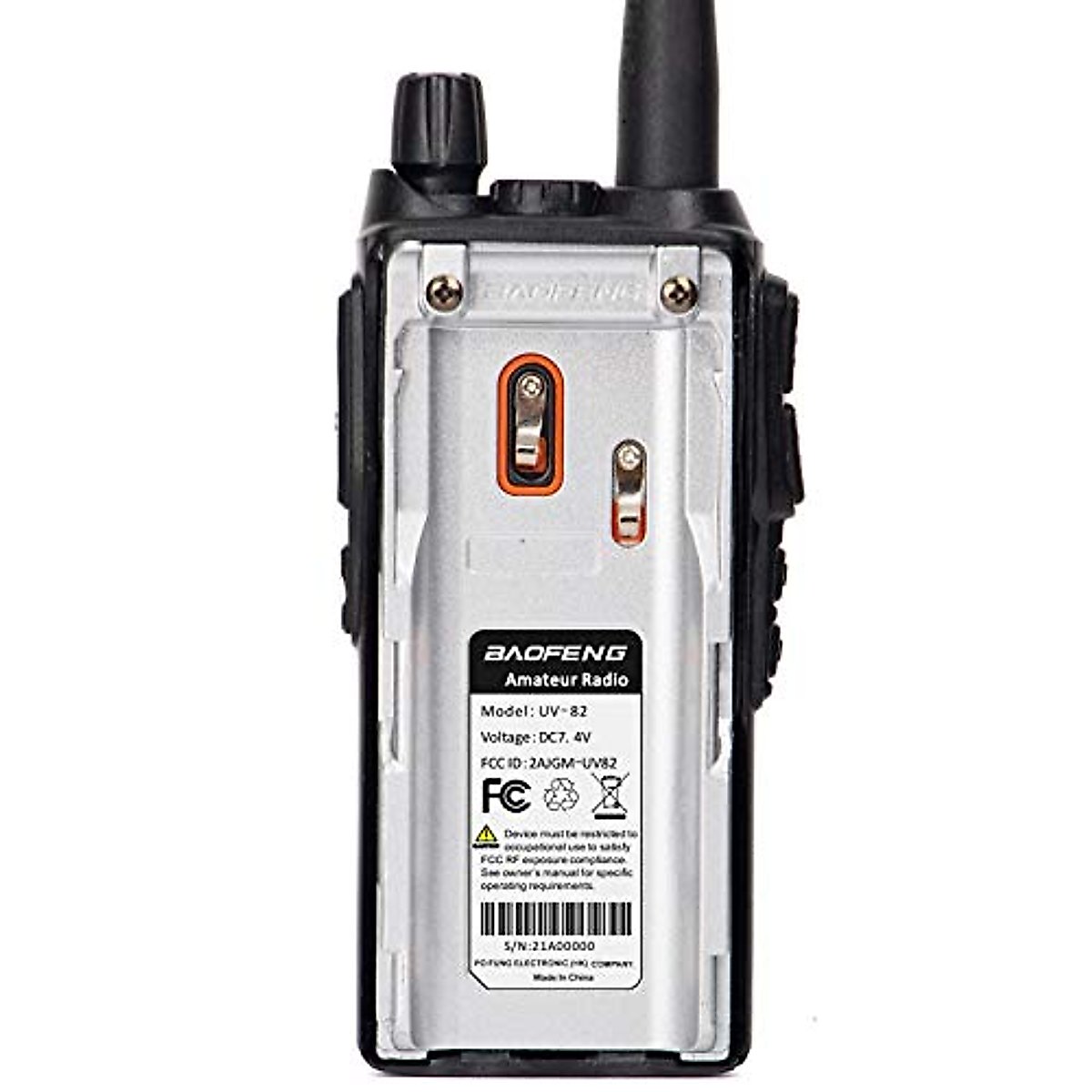 BaoFeng UV-82 High Power BaoFeng Radio Ham Radio Handheld 2 Way Radio Walkie Talkies with Earpiece,Handheld Speaker Mic and Programming Cable (2 Pack-Black)