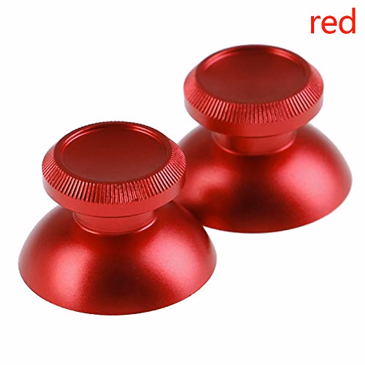 VizGiz 3 Pair Joystick Caps Replacement Aluminum Alloy Metal Mushroom Cap Cover Analog Thumb Grip Stick Cover Thumbstick Repair Rocker DIY for Xbox ONE PS4 Pro Slim Dualshock 4 Controller