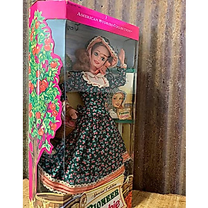 American Stories Pioneer Barbie with Western Promise Book.