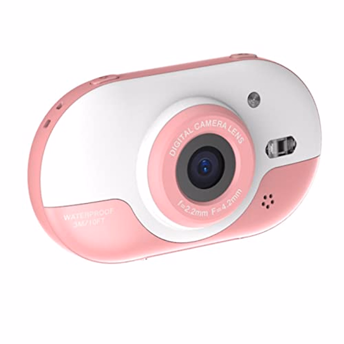 Niaviben Mini Portable Digital Camera for Kid's Waterproof Camera Front and Rear Dual 24 Million Pixel Compact Camera 2.4 Inch Pink