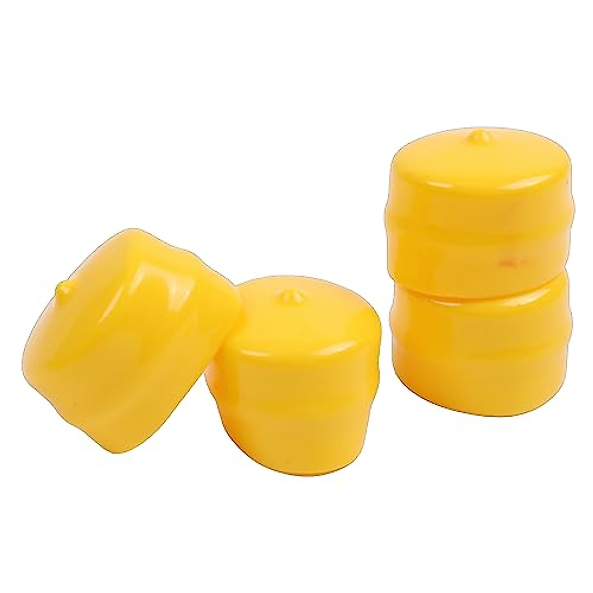 LSSOCH 4PCS Axle Yellow Cap Bearing Cover M143338 Compatible with John Deere 105 D100 D105 D110 D125 L105 L108 L110 L120 L130 LA100 LA105 LA110 LA115 X300 X304 X520 Lawn Mower and Lawn Tractor