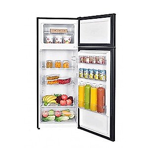 Danby DPF074B2BDB-6 7.4 cu ft. Apartment Size Fridge Top Mount in Black