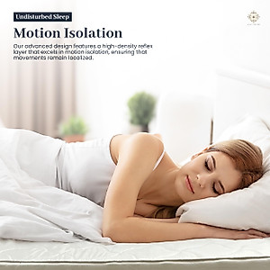 Twin Size Mattress - 10 Inch Cool High Density Comfort Foam Mattress with Breathable Organic Cotton Cover - Medium Firm - Rolled in a Box - Oliver & Smith