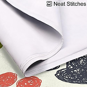 Colorful Paw Prints Satin Pillow Cases Silk Satin Pillowcase for Hair and Skin Standard Set of 2 Super Soft Silk Pillowcase with Envelope Closure (20x26 in)