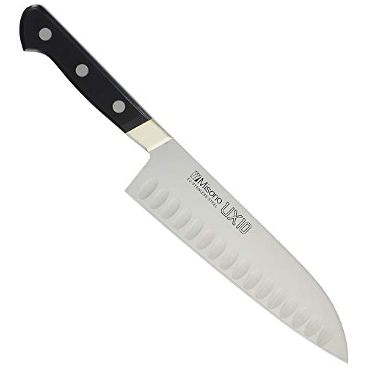 Misono UX10 Series Santoku Salmon, No. 751/7.1 inches (18 cm)