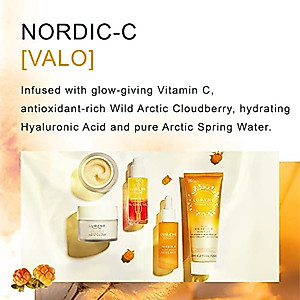 Lumene Brightening Facial Bundle - Overnight Bright Sleeping Cream, Reveal Facial Moisturizer & Arctic Berry Oil Cocktail - Hydrating Skincare Kit Replenishes & Revives Dull, Dry Skin (3-Piece Set)