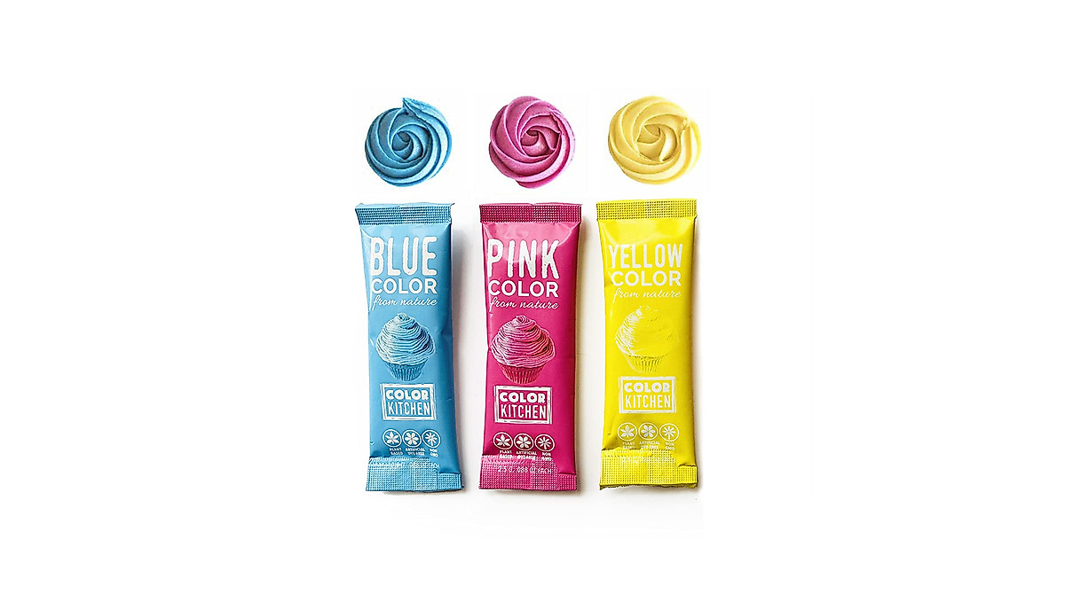ColorKitchen Natural Food Coloring Set - Plant-Based & Vegan