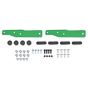 HECASA Rear Bumper & Trailer Hitch Kit Compatible with John Deere ZTrak Zero-Turn Mowers Z235 Z255 Z335E Z335M Z345M Z345R Z355E Z375R