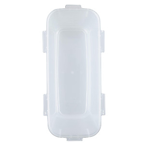 LocknLock Easy Essentials Food Storage with Flip Lid/Airtight container, BPA Free, 14.3-Cup, Clear