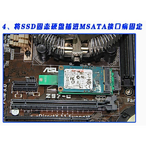 JMT NGFF M.2 B Key SSD to MSATA Mini PCIE Adapter Converter Card for 22x30mm 22x42mm 22x60mm 22x80 SSD