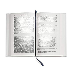 Superior Essentials Clip On Ribbon Bookmark (Blue, 10 Pack)