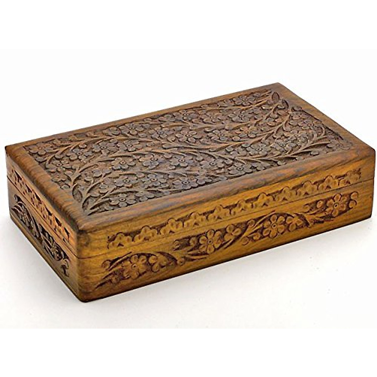 BCandle 100% Beeswax 2-Hour Candles Organic Hand Made - 7 1/2 Inch Tall, 3/8 Inch Diameter (Pack of 36), Wood Box