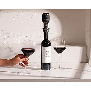 Aervana Select: Variable Electric Wine Aerator and Pourer/Dispenser - Air Decanter - Personal Wine Tap for Red and White Wine 750ml and 1.5l with Stand (New)