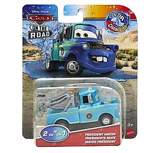 Disney Cars Toys Color Changers 2023 Cars On The Road President Mater