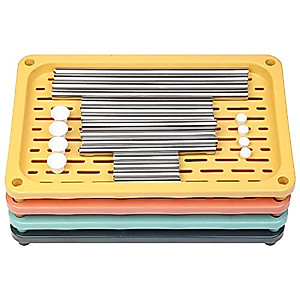 ruishetop 4-Tier Multicolor Plastic Storage Rack Easy Assembly Space Saving for Kitchen,Laundry Room,Bathroom