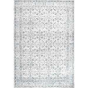 nuLOOM Rio Transitional Farmhouse Area Rug, 5' x 7' 5", Aqua