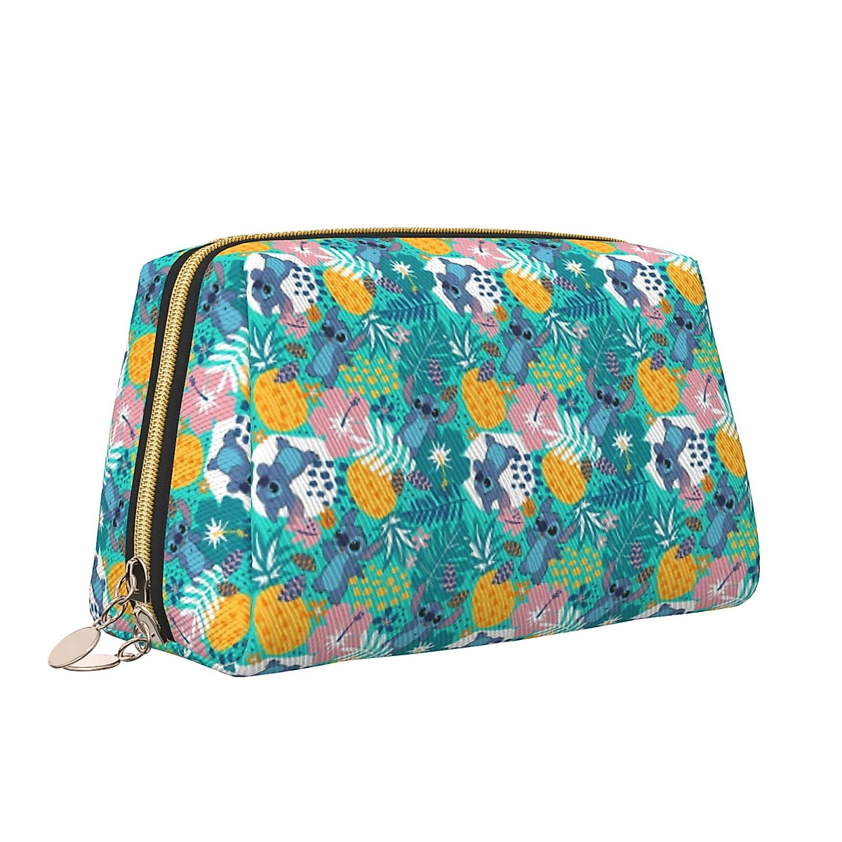 yindelas Small makeup bag, Leather Cosmetic Bag Travel Makeup Bag Small Neat Cosmetic Pouch Water-resistant Toiletry Bag for Travel Women