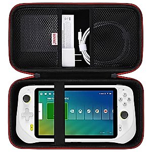 BOVKE Carrying Case for Logitech G Cloud Gaming Handheld, Portable Gaming Console with Xbox Cloud Gaming, GeForce NOW, Google Play Games, Extra Pocket for Power Adaptor, USB Cables, Black