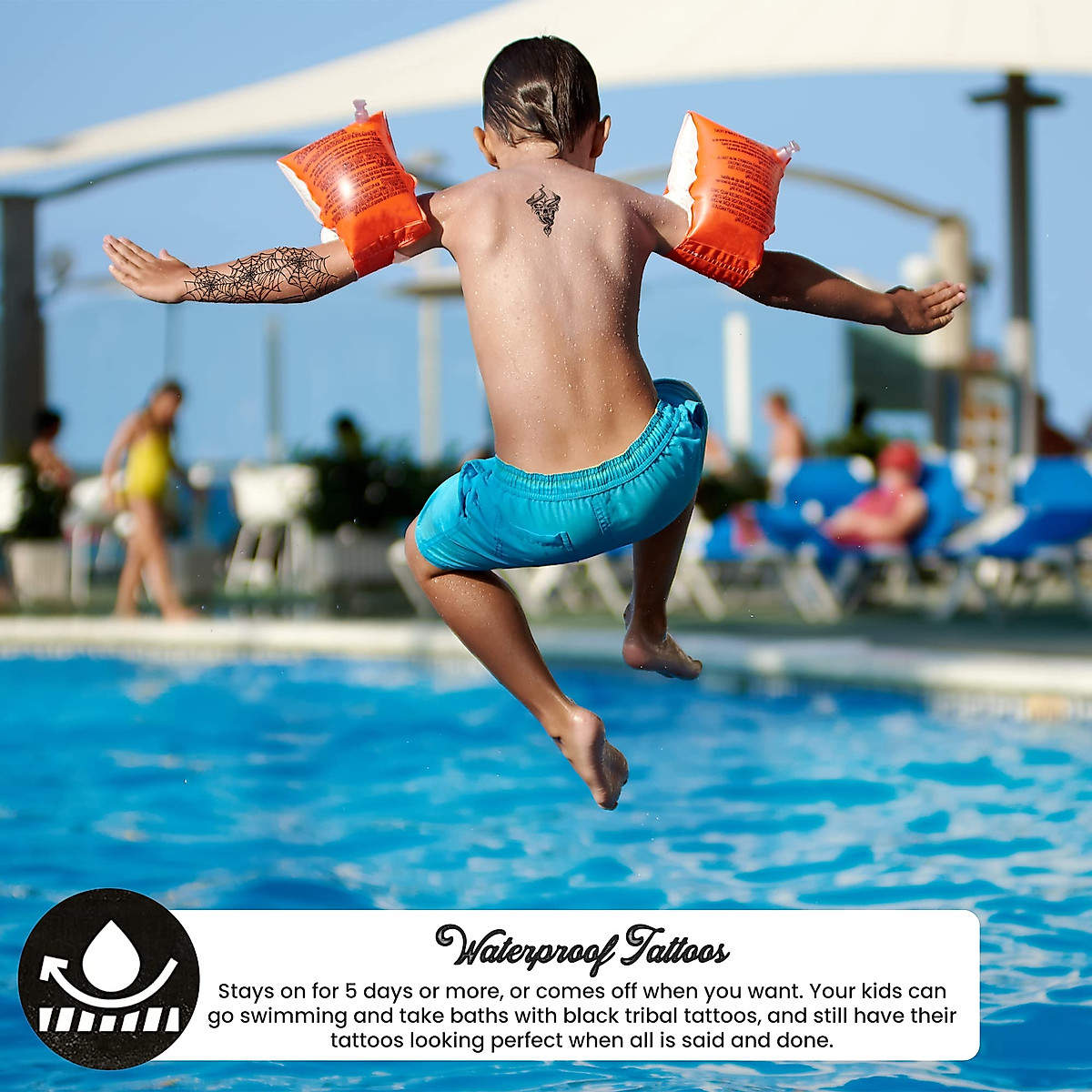 Kid's Temporary Tattoos - Tough Guy Tattoos