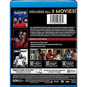 Jordan Peele 3-Movie Collection - Blu-ray + Digital