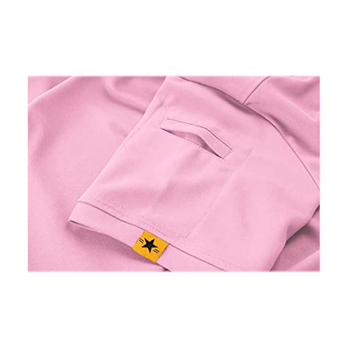 ZITY Mens Polo Shirt Short Sleeve Sports Golf Tennis T-Shirt 012-Pin 3XL Pink