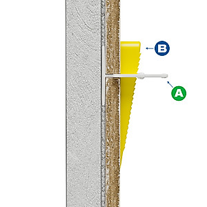 QEP LASH Tile Leveling System, Part A, Clips for 1/16" Grout (300 Pack), White