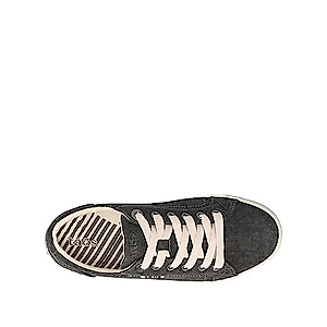 Taos Footwear Women's Star Canvas Sneaker - Style and Comfort Charcoal Wash 9 M US
