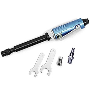 ZHONG AN Extended Die Grinder, 1/4",1/8" Collets and 2 Wrenches (Long Shaft)