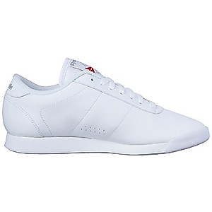 Reebok women's Princess Fashion Sneaker, White, 8.5 US