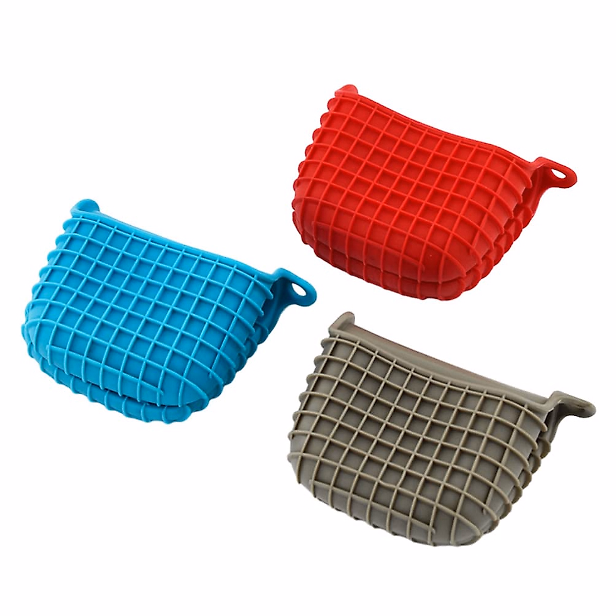 3pcs Silicone Thermal-Insulation Hand Clamp Mini Pot Holder