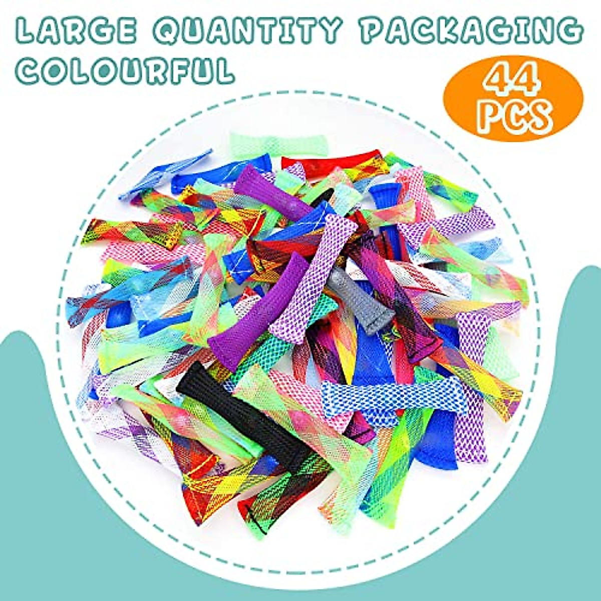 44 Pcs Mixed Color Marble Mesh FIDGET TOY Stress Relieve toy, Focus Enhance, Relieves Stress and Increase Focus for Adults and Children, has helped with ADHD ADD OCD Autism