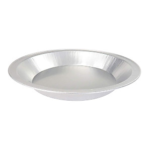 KitchenDance Disposable aluminum foil Pie Pan - 9 Inches Heavy Duty Reusable Aluminum Foil Pie Pan Perfect for Baking, Cooking, Food Preparing, Oven Safe Foil baking Pan, 509, Pack of 10