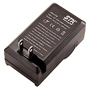 STK LP-E6 Battery Charger for Canon EOS 5D Mark II III and IV, 70D, 5Ds, 6D, 5Ds, 80D, 7D and 7D Mark II, 60D Cameras, LP-E6 Battery, LC-E6 Charger