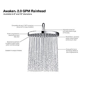 KOHLER Awaken Rainhead Showerhead