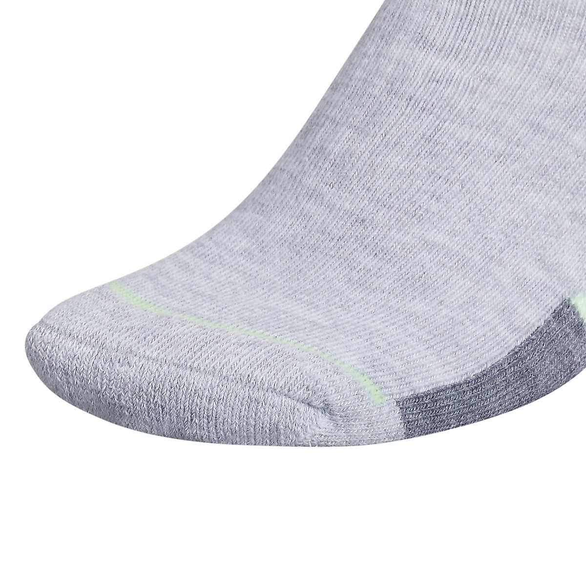 adidas Women's Cushioned No Show Socks (3-Pair), Cool Light Heather Assorted, Medium, (Shoe Size 5-10)