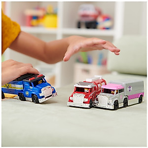 Paw Patrol, True Metal Chase, Marshall and Skye Collectible Big Truck Pups Toy Trucks (Amazon Exclusive) 1:55 Scale, Kids Toys for Ages 3 and up
