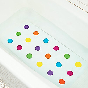 Munchkin® Dots™ Bath Mat for Kids, Multicolored, 30.5x14.25 Inch