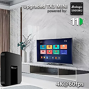 TX3 Mini+ Smart Android TV Box Android 11 TV Box 2GB RAM/16GB ROM Amlogic S905W2 Quad Core 64 Bits 2.4G/5G WiFi Smart 4K TV Box - Model No.: TX3mini+ 2GB 16GB