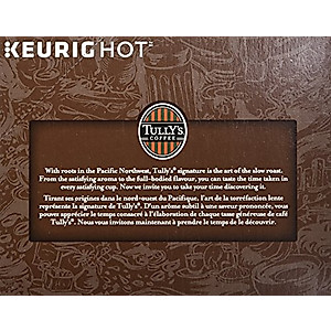 Tully's Coffee Decaffeinated French Roast, Extra Bold, 24-Count K-Cup for Keurig Brewers